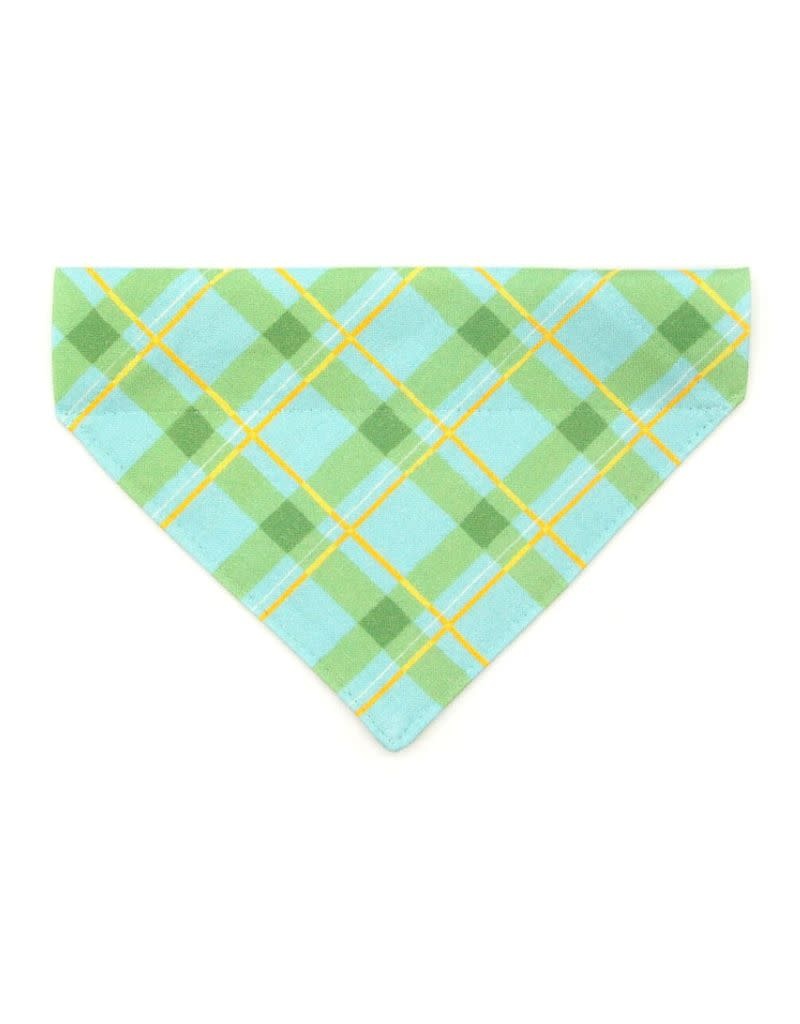 MADE BY CLEO Cat Bandana Carmel Mint Green